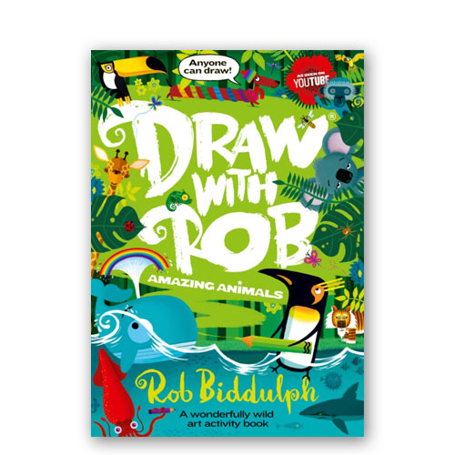 Draw With Rob: Amazing Animals – Owlbooks.dk