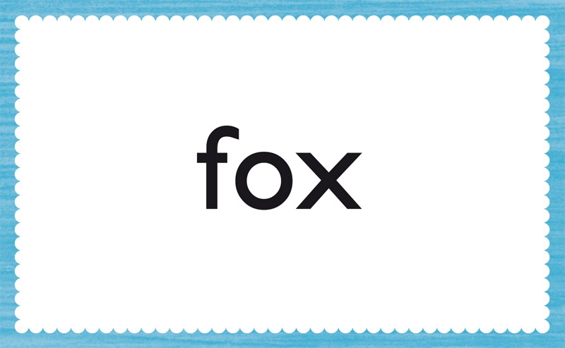 Flash Cards: Three-Letter Words – Owlbooks.dk