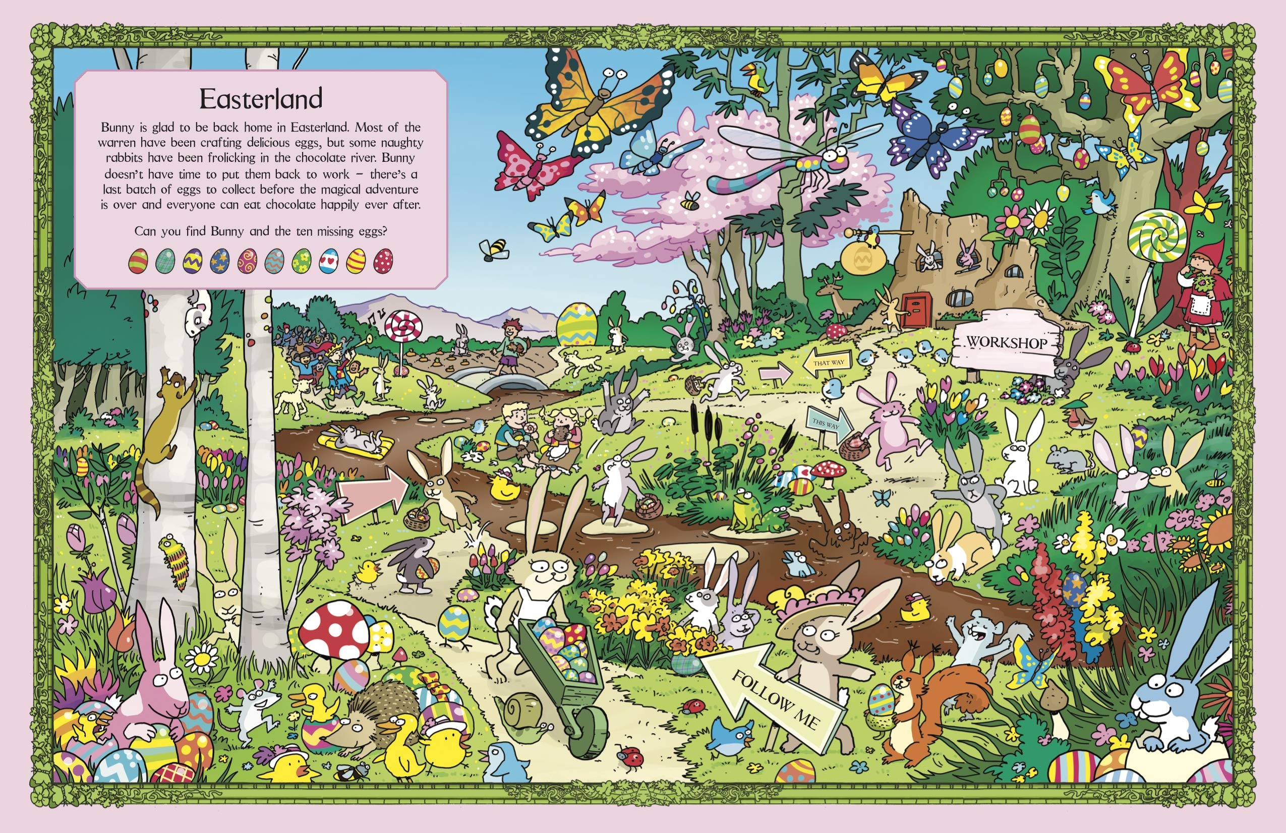 Where’s the Bunny? : An Egg-cellent Search and Find Book – Owlbooks.dk