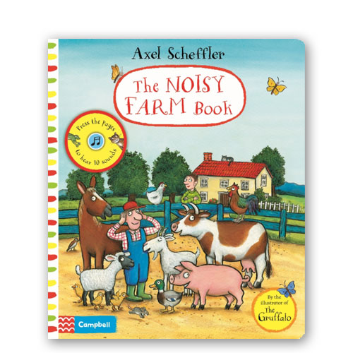 The Noisy Farm Book : A press-the-page sound book – Owlbooks.dk