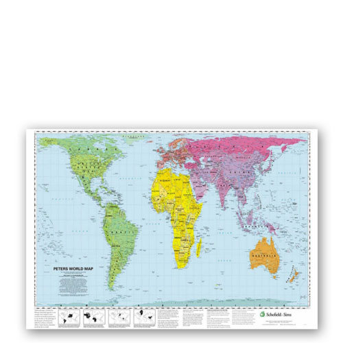 Peters World Map – Owlbooks.dk